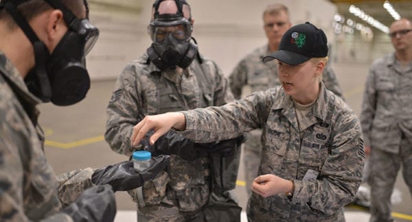 In Pictures: Air National Guard CBRN Training