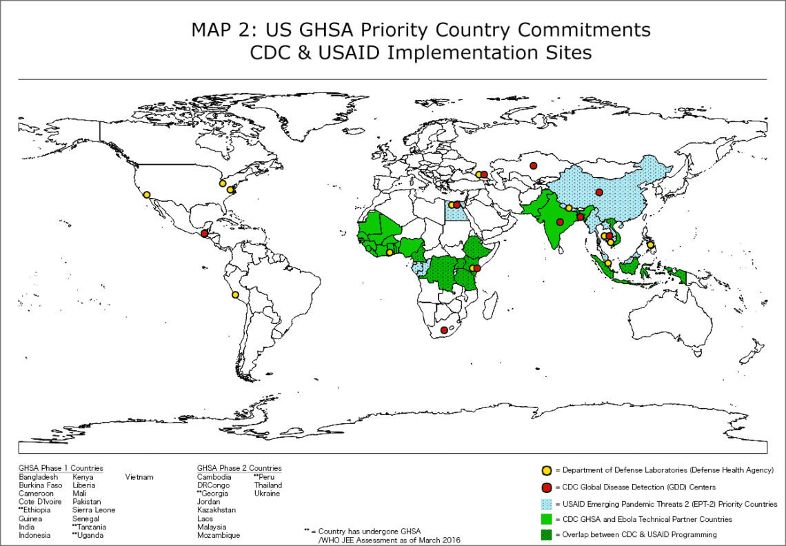 Mapping the Global Health Security Agenda