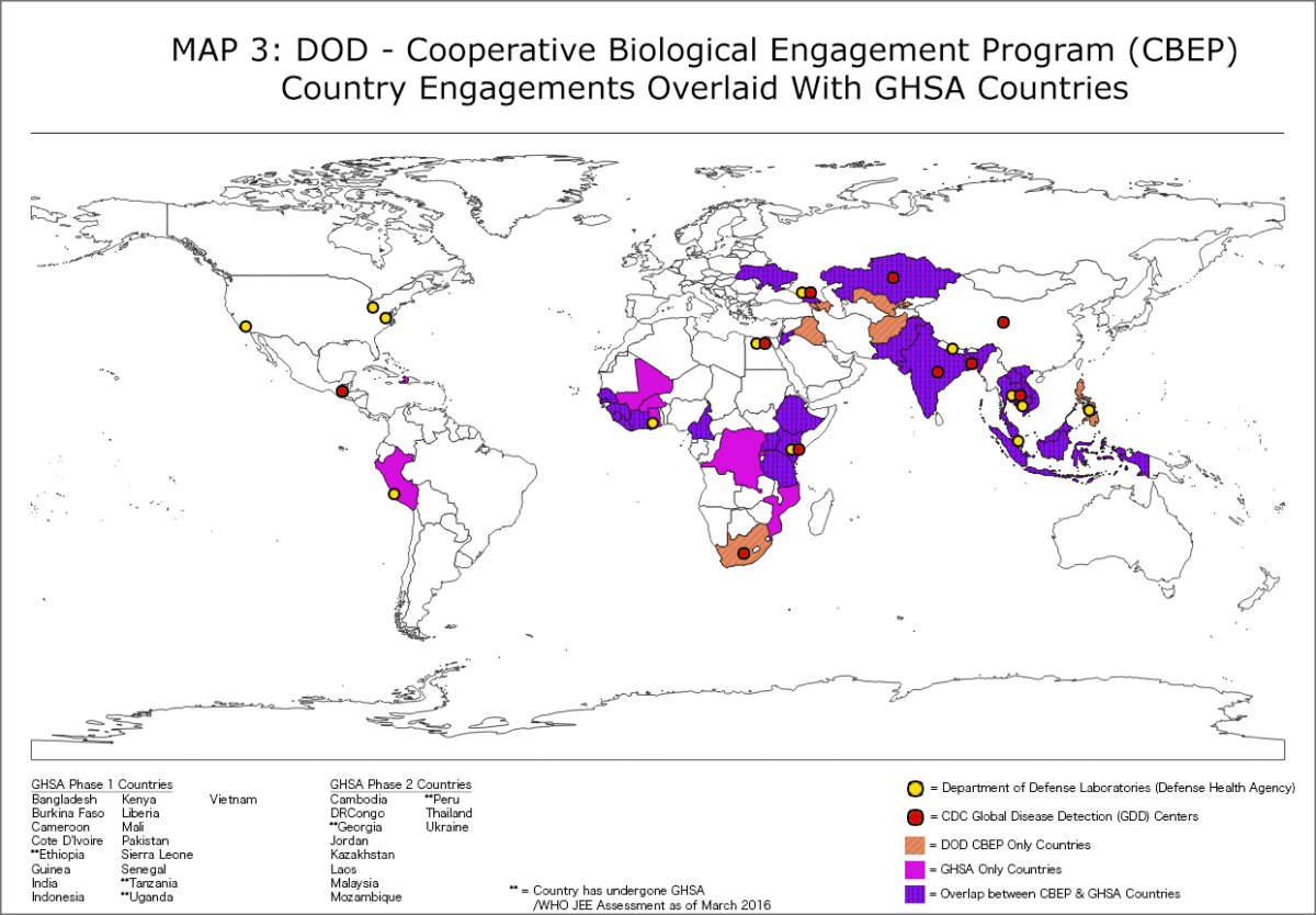 Mapping the Global Health Security Agenda