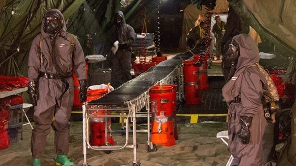 In Pictures: DoD Patient Decontamination Exercise
