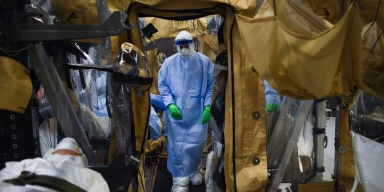 'TIS the Way to Transport a Highly Contagious Patient by Air