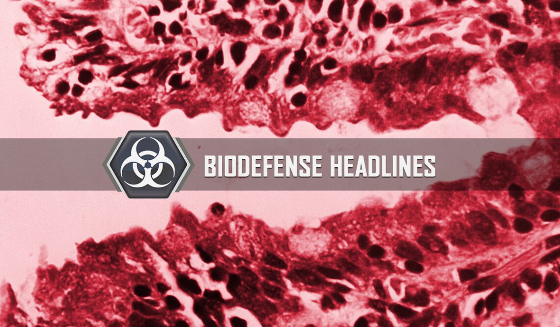 Biodefense Headlines – 23 October 2022