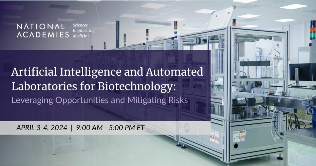 Artificial Intelligence and Automated Laboratories for Biotechnology ...